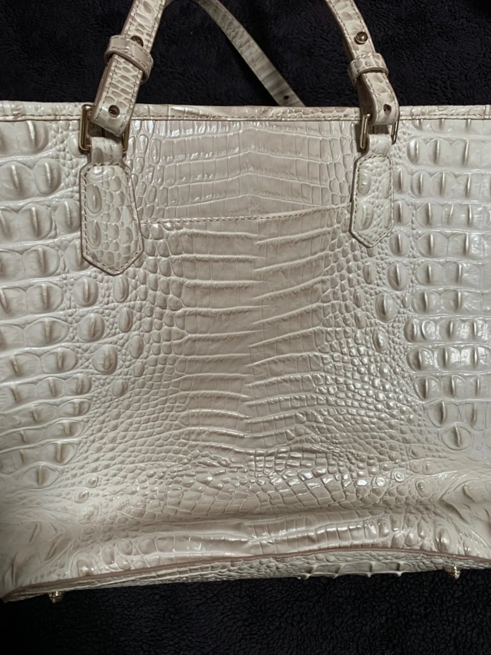 Brahmin | Bags | Brahmin Asher Melbourne Croc Embossed Leather Tote ...